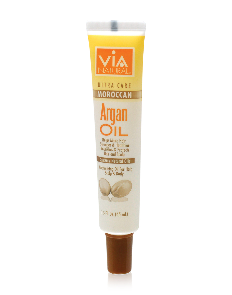 Via Natural Oil Moroccan Argan Oil for Hair, Scalp & Body Treatment