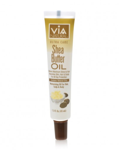 Via Natural Oil Shea Butter Oil for Hair, Scalp & Body Treatment